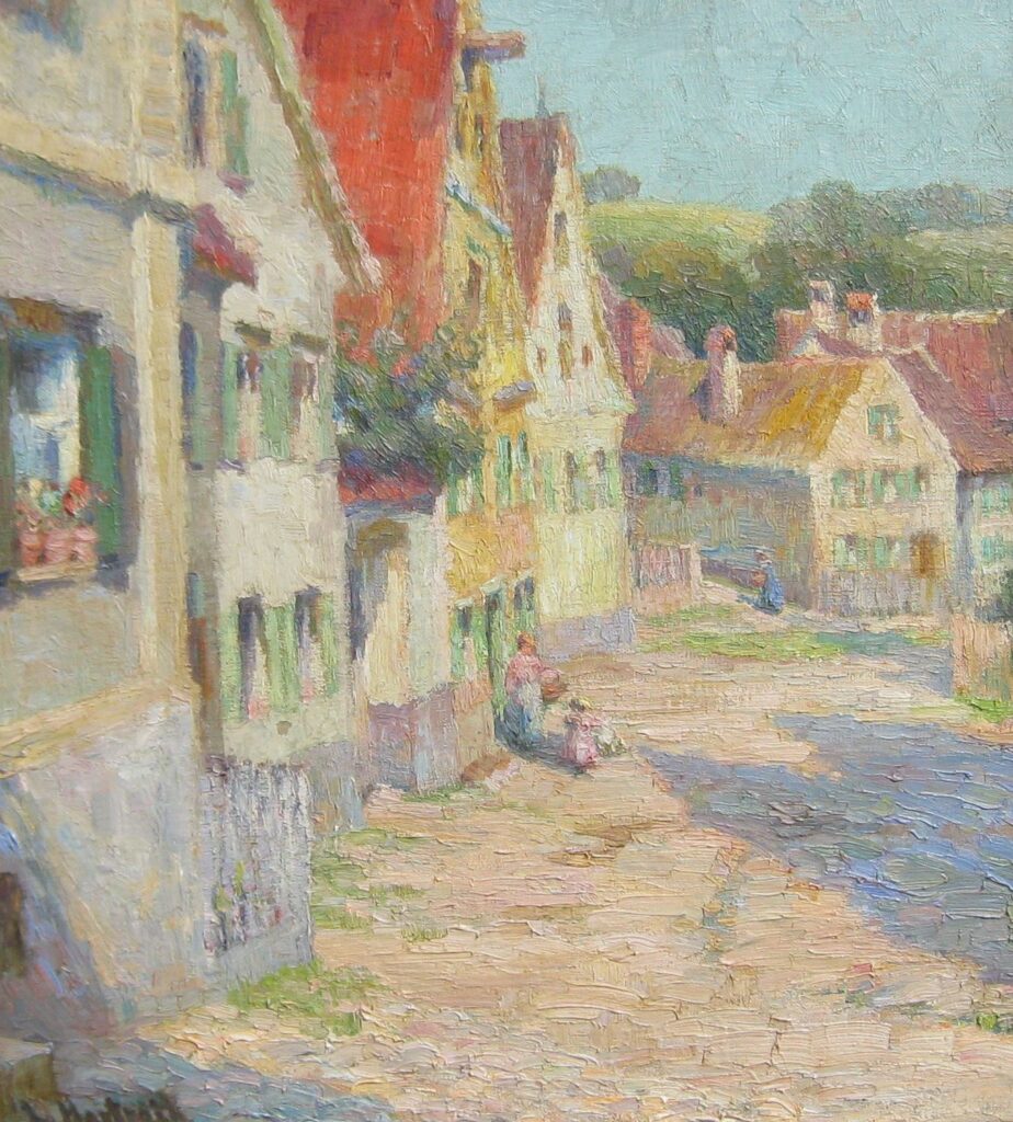The Red Roof – JAMES R. ROSS FINE ART CATALOG